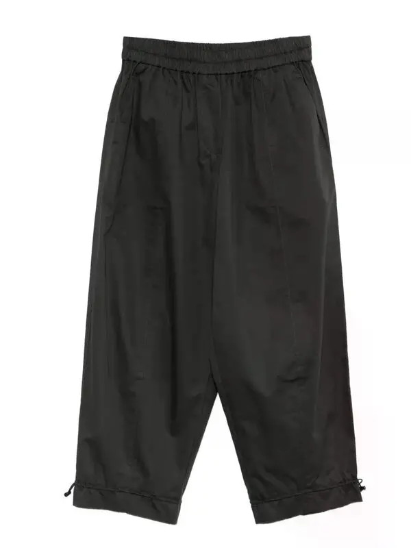 PSOPHIA Drawstring Hem Cropped Trousers