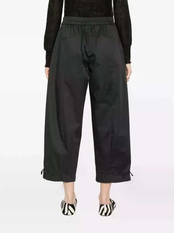 PSOPHIA Drawstring Hem Cropped Trousers