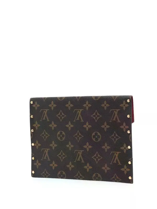 LOUIS VUITTON 2016 Monogram Rivets Envelope Mm