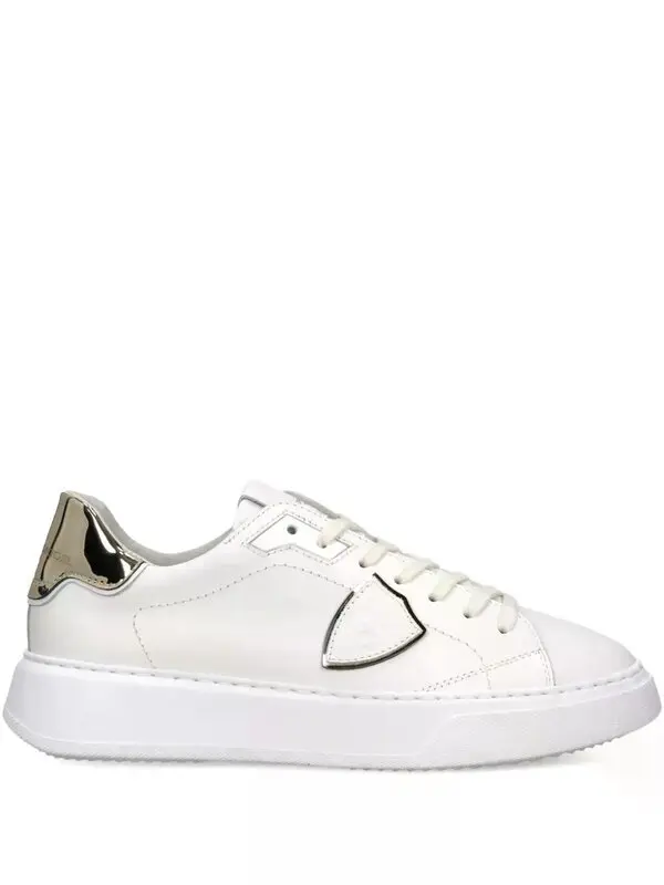 Philippe Model Temple Low Leather Trainers - White