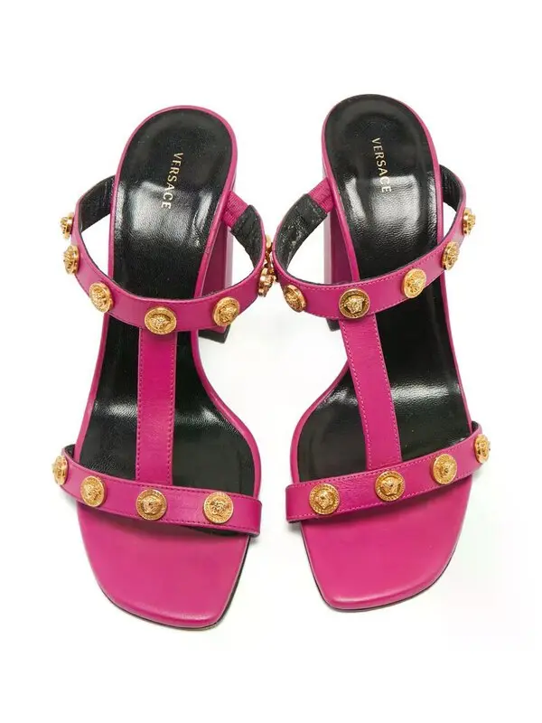 Versace Medusa Leather Sandals