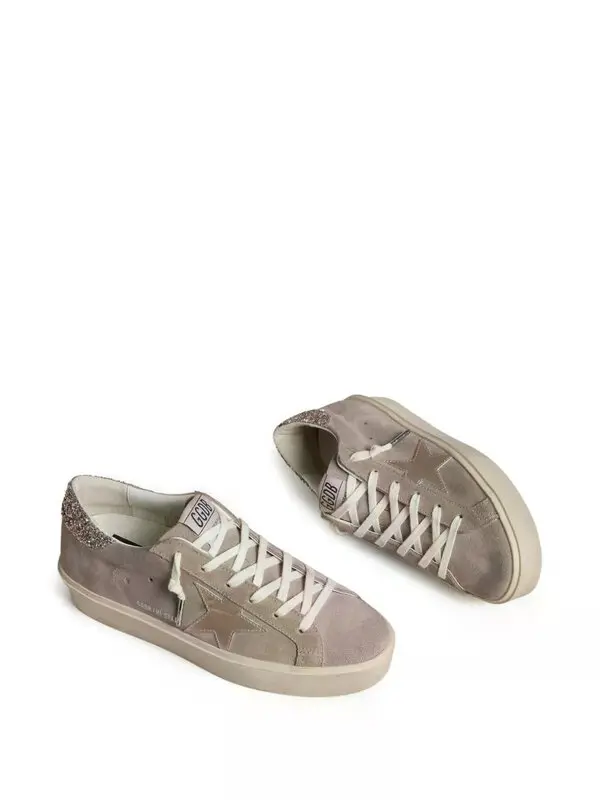 GOLDEN GOOSE Hi Star Glitter Sneakers - Grey