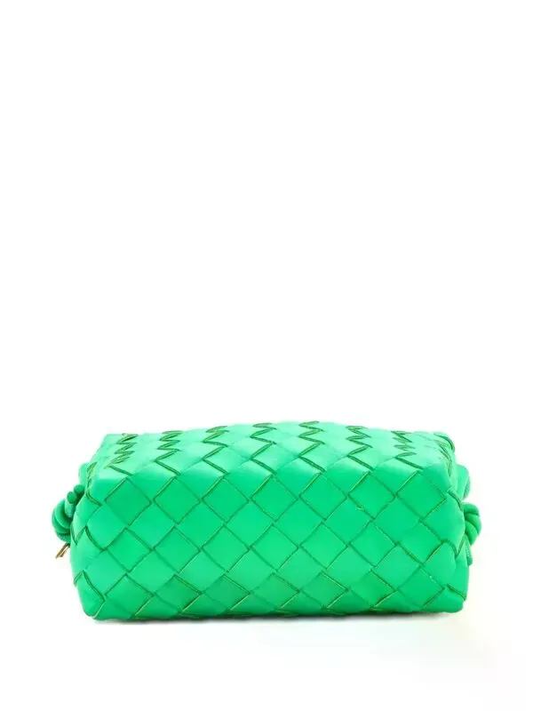 Bottega Veneta Loop Intrecciato Nappa Mini Crossbody Bag - Green