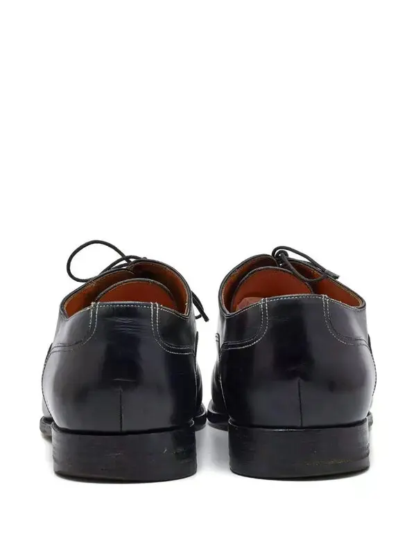 Santoni Leather Oxford Shoes