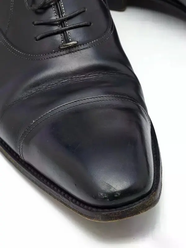 Santoni Leather Oxford Shoes