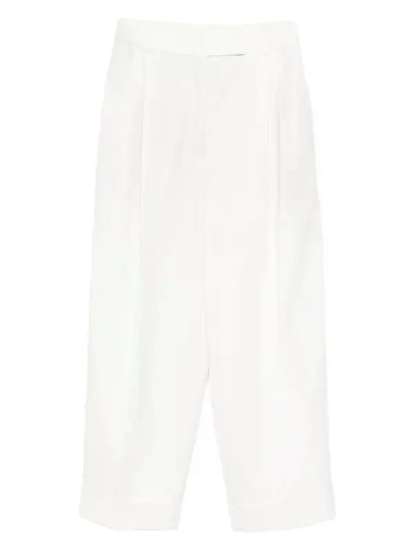 RÓHE Pleated Trousers - Neutrals