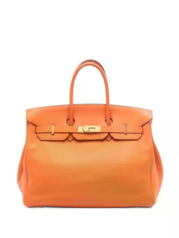Hermès Birkin 35 Handbag - Orange