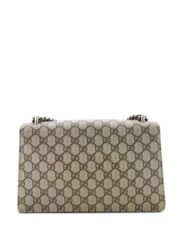 Gucci Dionysus Small Shoulder Bag Gg Coated Canvas - Brown