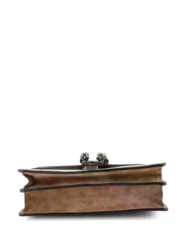 Gucci Dionysus Small Shoulder Bag Gg Coated Canvas - Brown