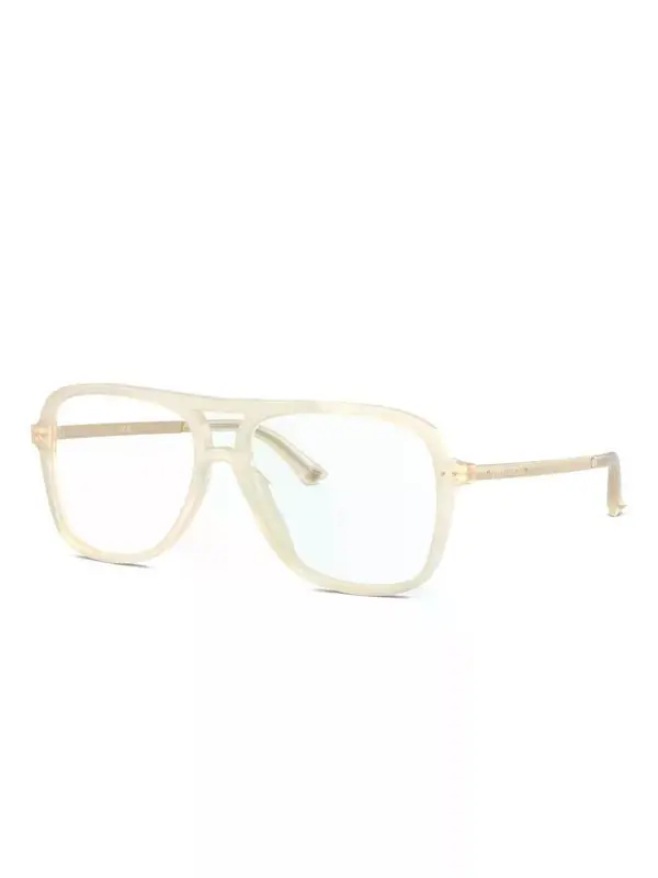 JIMMY CHOO Pilot Frame Glasses - Neutrals