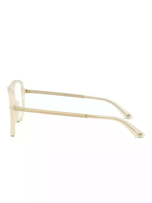 JIMMY CHOO Pilot Frame Glasses - Neutrals