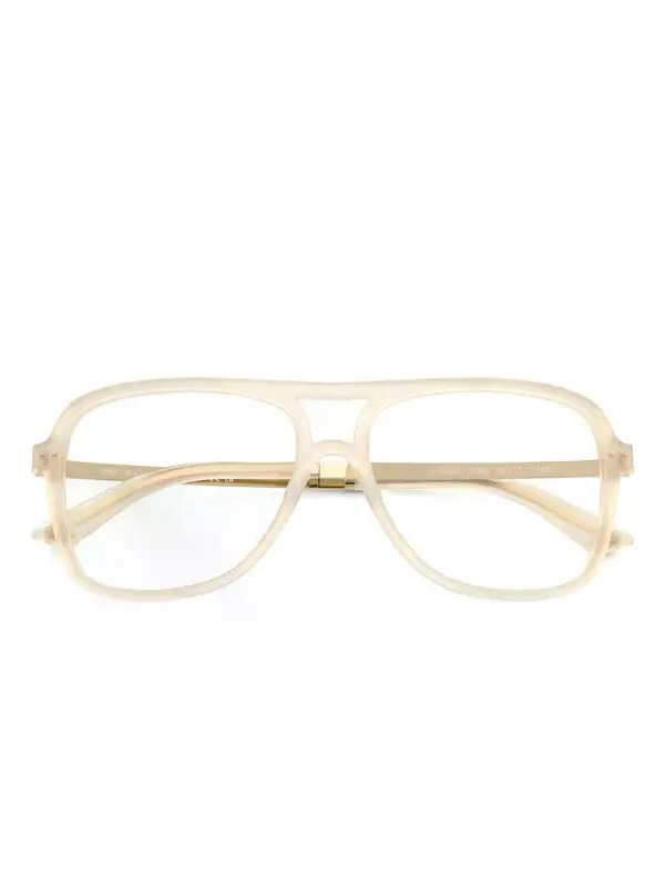 JIMMY CHOO Pilot Frame Glasses - Neutrals