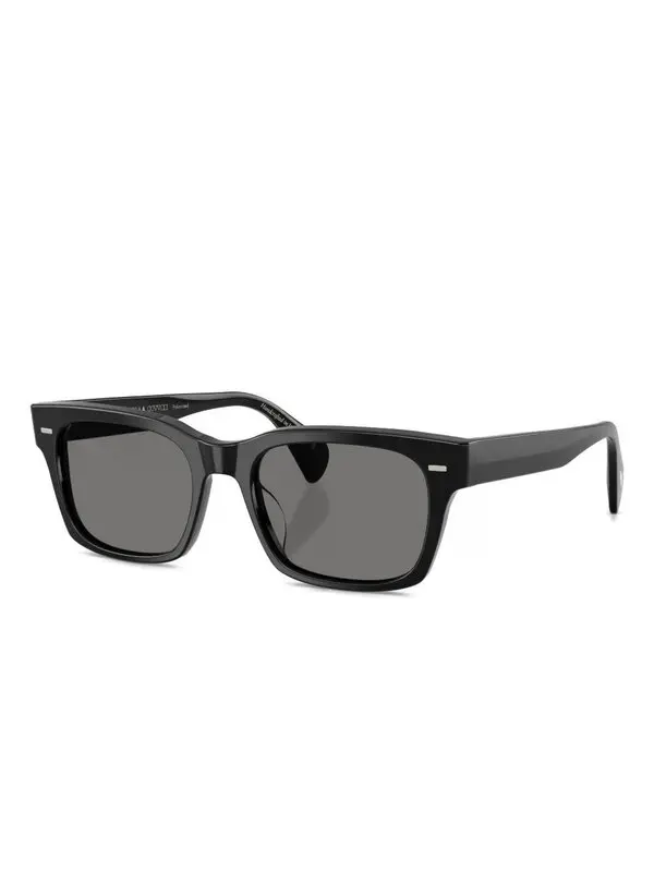 Oliver Spencer Ryce Square-frame Sunglasses - Black