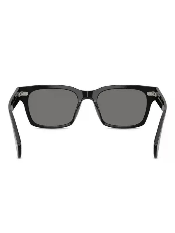 Oliver Spencer Ryce Square-frame Sunglasses - Black