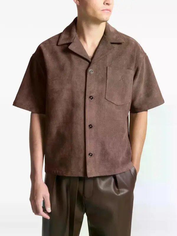 Manière De Voir Luc Pocket Shirt - Brown