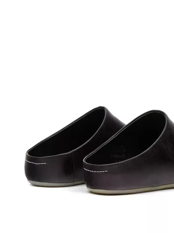 MAISON MARGIELA Stitched Leather Flat Mules