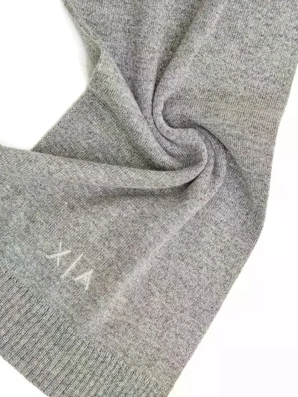 Armani Exchange Logo-embroidered Scarf