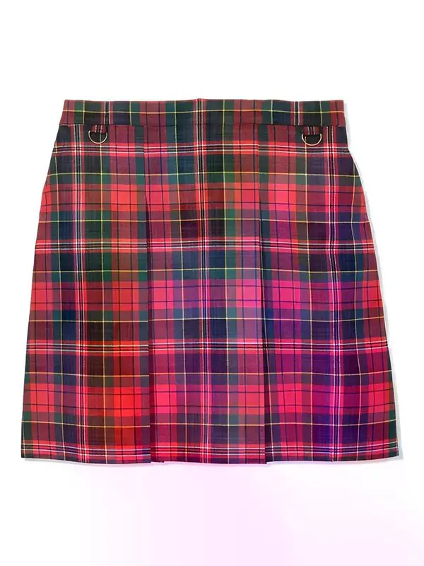 Undercover Check Buckle Skirt