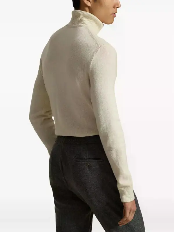 Polo Ralph Lauren Embroidered Roll-neck Sweater