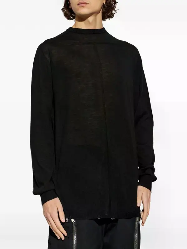 Rick Owens Mock-neck Long-sleeve Top