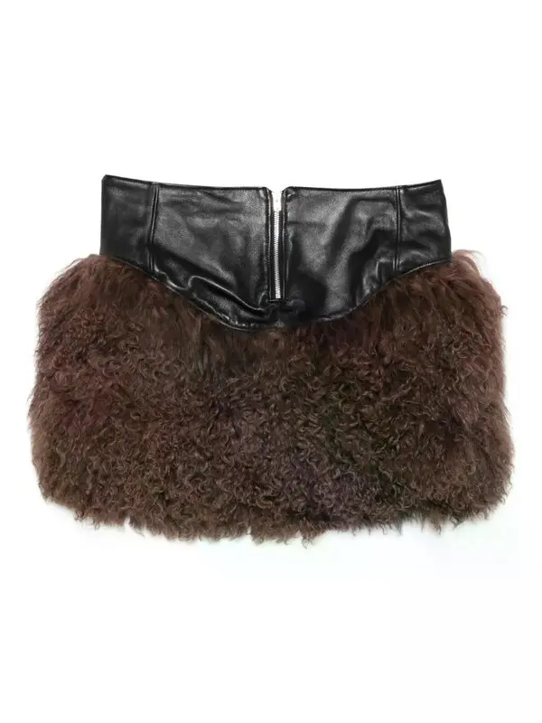 COWBOYS OF HABIT Zip Top Mini Skirt