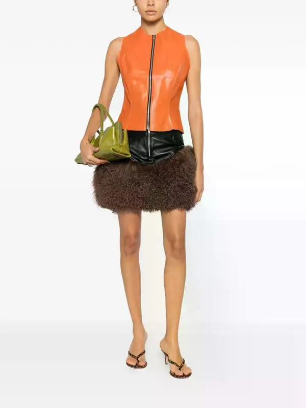 COWBOYS OF HABIT Zip Top Mini Skirt
