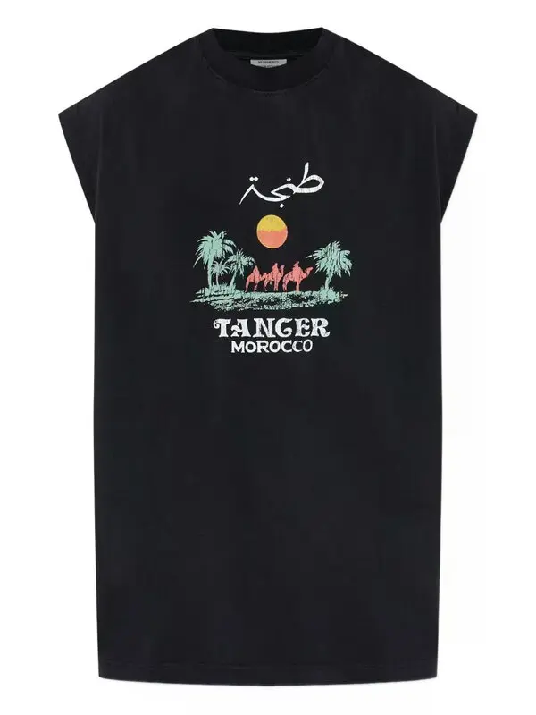 Vetements Graphic Sleeveless T-shirt