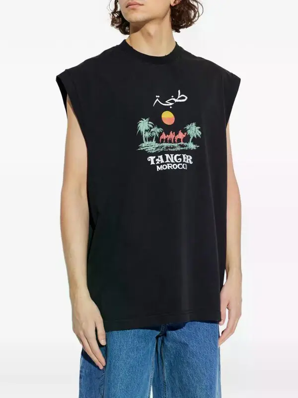 Vetements Graphic Sleeveless T-shirt