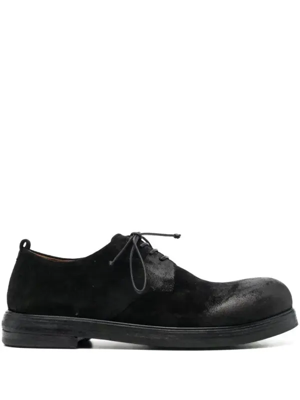Marsèll Zucca Zeppa Suede Derby Shoes - Black