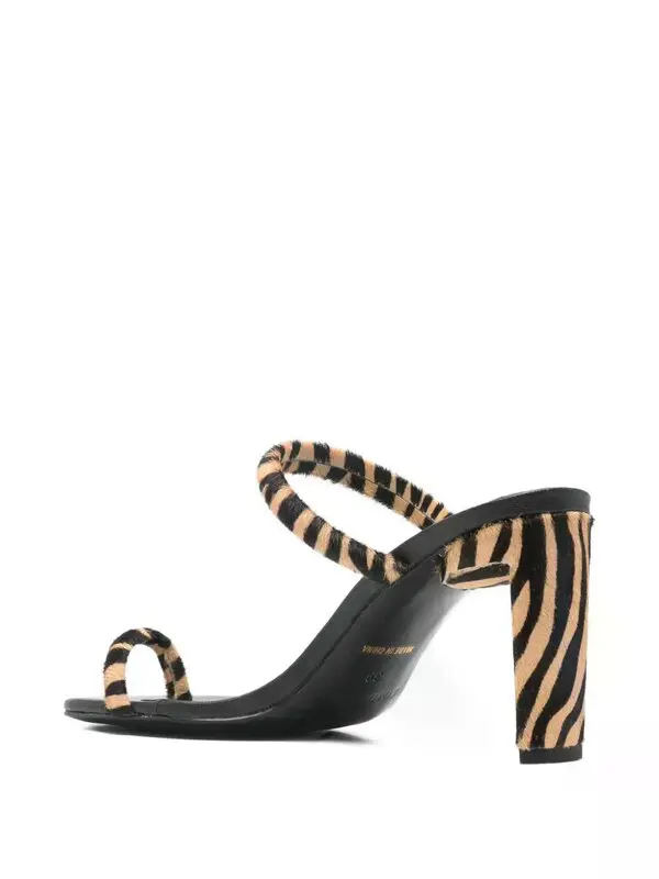 SIMONMILLER Zebra-pattern Heeled Sandals