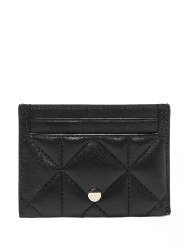 Mulberry Quilting Credit Card Wallet - Black