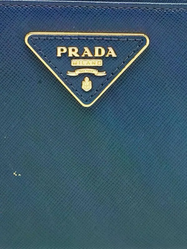 Prada Saffiano-leather Logo Wallet