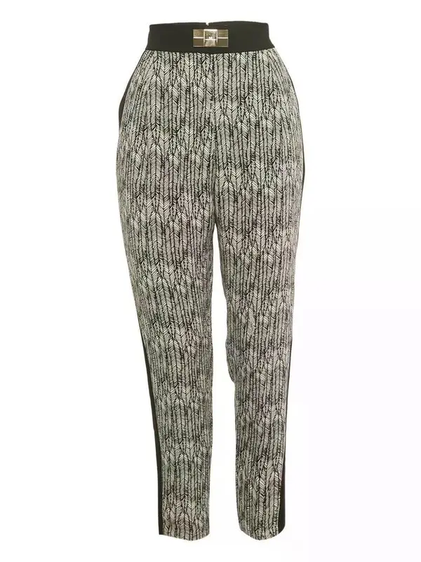 Elisabetta Franchi Printed Trousers