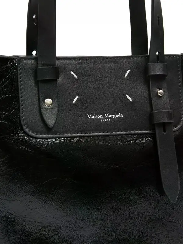 MAISON MARGIELA Vertical Strap Tote Bag - Black