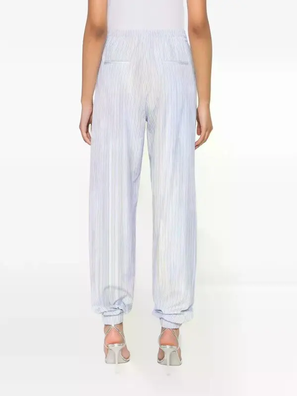 Attico Stripe Pull-on Track Pants - White