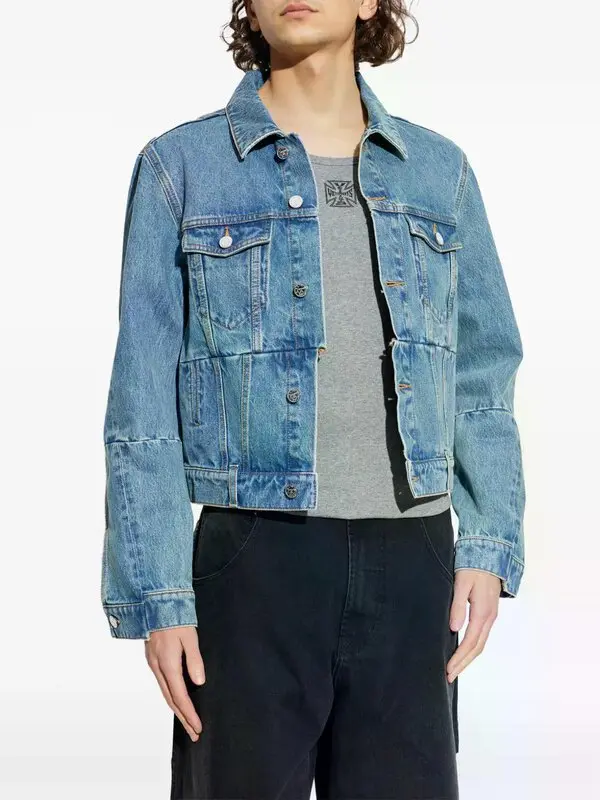Vetements Button-up Jacket - Blue