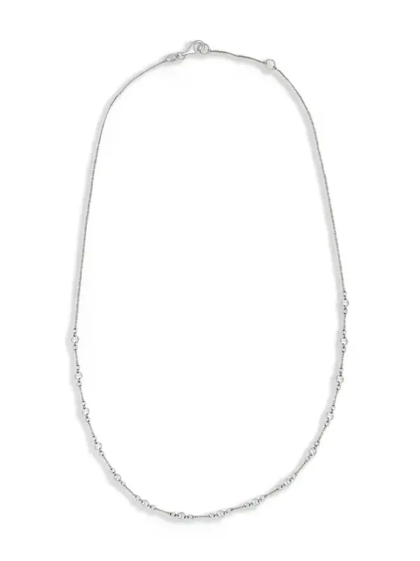 JEWELS AFICIONADO Diamond Trio Tennis Necklace - Silver