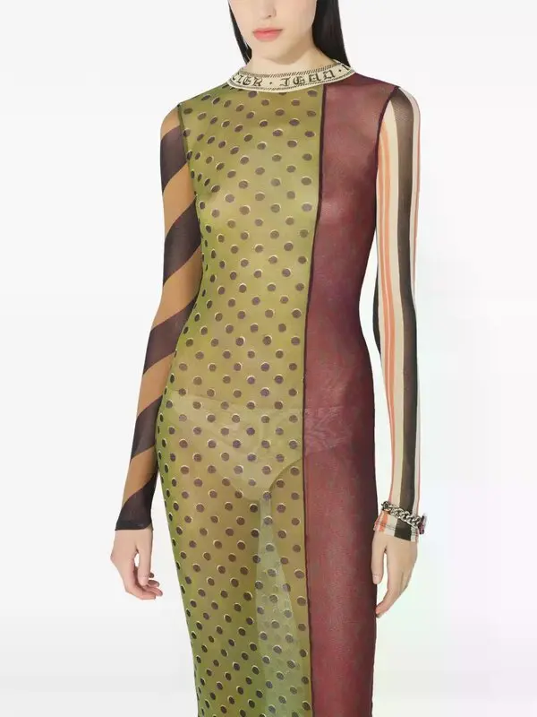 JEAN PAUL GAULTIER Printed Maxi Dress - Green