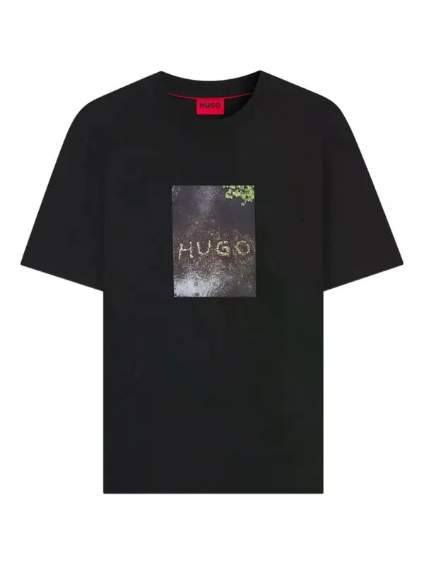 Hugo Graphic-print T-shirt - Black