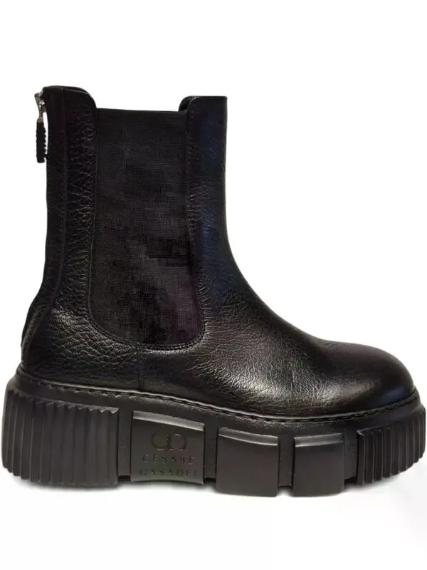 Casadei Platform Chelsea Boots