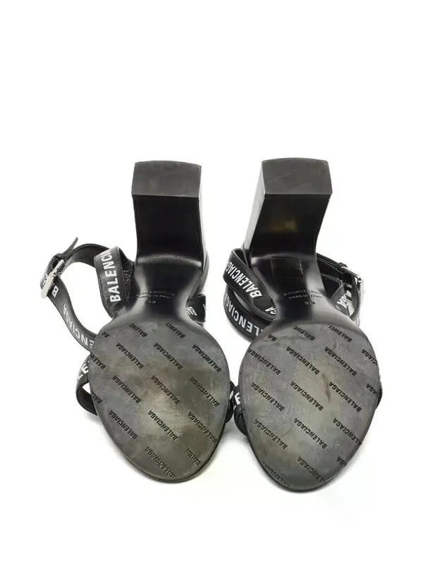 Balenciaga Logo-print Ankle-strap Sandals