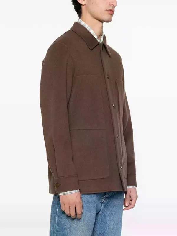 FURSAC Button Detailed Wool Coat