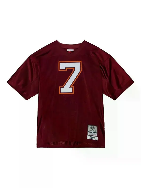 Mitchell & Ness Ncaa Virginia Tech Hokies 2000 Michael Vick T-shirt - Red
