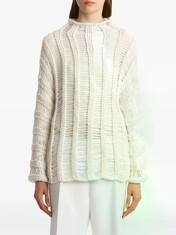 Khaite Birch Stand-collar Sweater