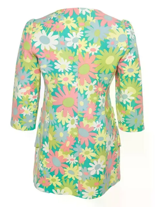 Marni Floral-print Fitted Jacket