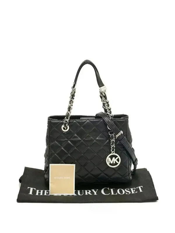 Michael Kors Susannah Quilted Leather Tote