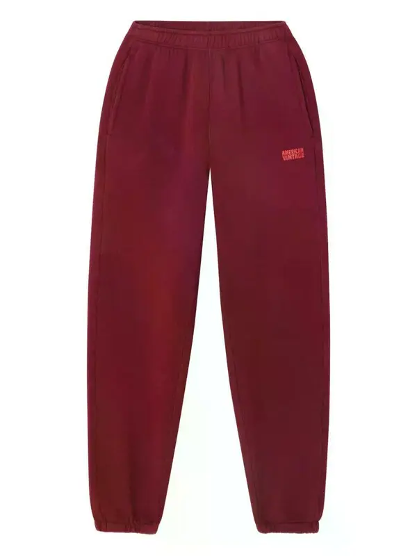 American Vintage Izubird Track Pants - Red