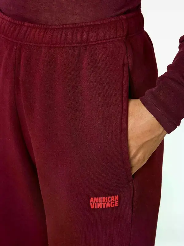 American Vintage Izubird Track Pants - Red
