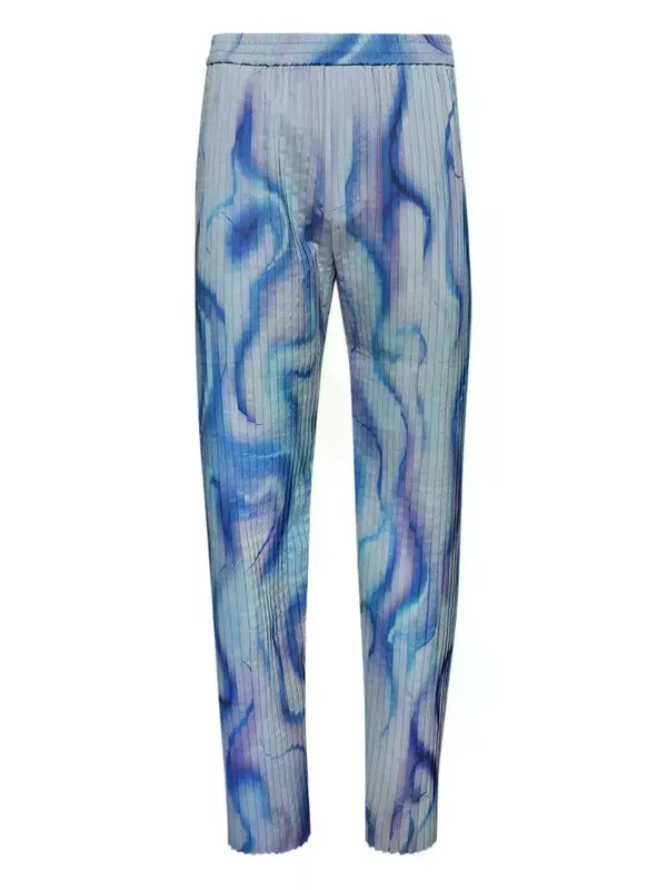 CASELLA MEYER Pleated All-over Print Trousers