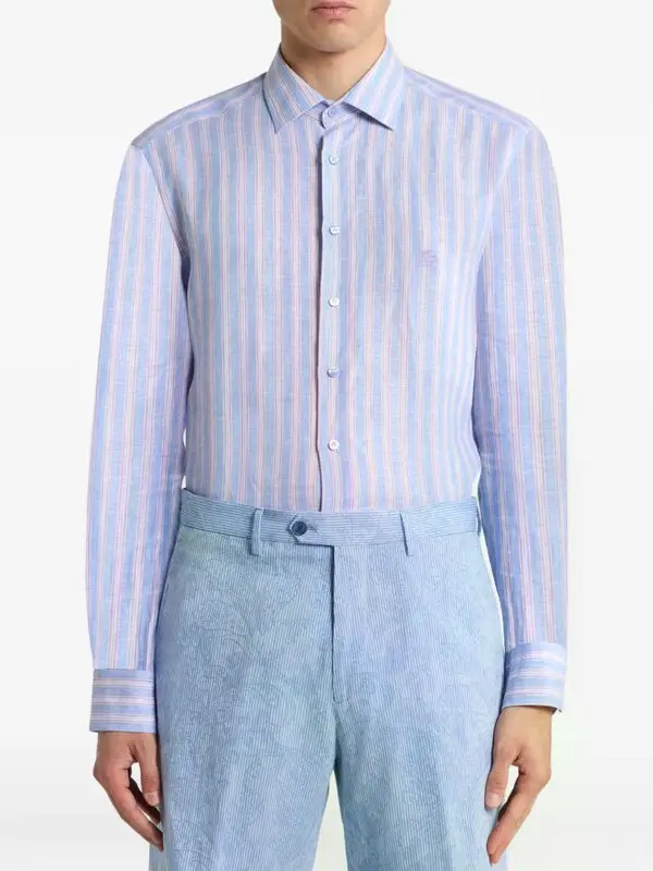 Etro Striped Linen Shirt